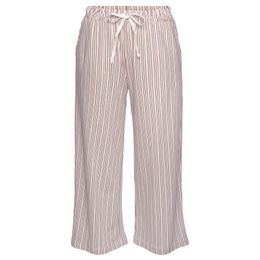 s.Oliver Damen Pyjamahose, Gr. 32, rosa, Single Jersey, Obermaterial: 50% Baumwolle, 50% Viskose, gestreift, Hosen, mit Allover-Druck