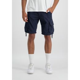 Herren Shorts "Stream Short", blau, Gr. 32, Alpha Industries, Obermaterial: 100% Baumwolle, Hosen