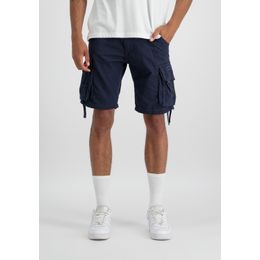 Herren Shorts "Stream Short", blau, Gr. 31, Alpha Industries, Obermaterial: 100% Baumwolle, Hosen