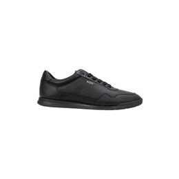 BOSS Herren Sneaker "Sneaker Nitan ltpf", Gr. 42, schwarz, Obermaterial: 100% Rindsleder Leather cow. Futter: 100% Textilmaterial TEXMAT. 100%