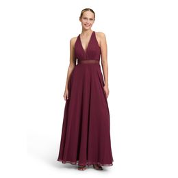 Vera Mont Damen Abendkleid "Damen Abendkleid mit Spitze", rot, festlich, Gr. 36, Obermaterial: 100% Polyester. Besatz: 100% Polyester. Futter: 100%