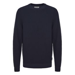 Casual Friday Jungen Strickfleece-Pullover "Strickpullover CFKARL 0160 structured crew neck knit", blau, Gr. XL, Obermaterial: 100% Baumwolle CO.,
