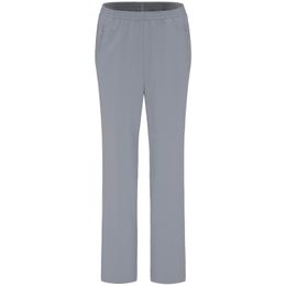 GOLDNER Damen Schlupfhose "Kurzgr&ouml;&szlig;e Reiseschlupfhose LOUISA", silber, Gr. 26, Obermaterial: 100% Polyester COOLMAX PES(Coolmax)., Hosen, Ohne
