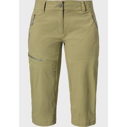 Sch&ouml;ffel SCH&Ouml;FFEL Damen 3/4-Hose "Pants Caracas2", gr&uuml;n, Gr. 40, Oberstoff: 89% Nylon, 11% Elasthan, Hosen
