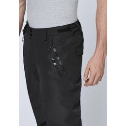 Chiemsee Herren Skihose, schwarz, Gr. 48, 100% Polyester, Hosen