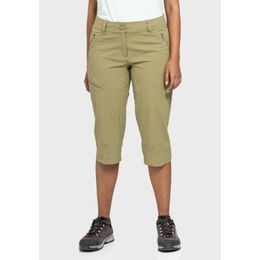 Sch&ouml;ffel SCH&Ouml;FFEL Damen 3/4-Hose "Pants Caracas2", gr&uuml;n, Gr. 34, Oberstoff: 89% Nylon, 11% Elasthan, Hosen