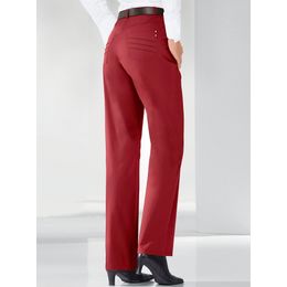 COSMA Damen Funktionshose, rot, Gr. 25, unifarben, 97% Baumwolle, 3% Elasthan, Hosen