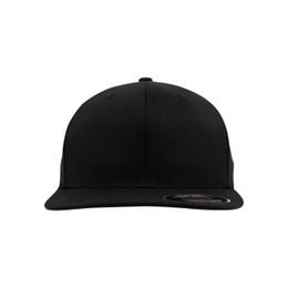 Flexfit Herren Flex Cap "Flexfit Accessoires Flexfit Flat Visor"schwarz, Gr. S, unifarben, 63% Polyester, 34% Baumwolle, 3% Elasthan, Caps