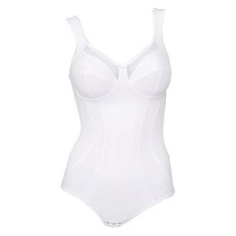 Damen Miederbody "Clara", wei&szlig;, Gr. 100, ANITA SINCE 1886, unifarben, Stoff, Obermaterial: 60% Polyamid, 40% Elasthan, Bodys, ohne B&uuml;gel, gef&uuml;tterte