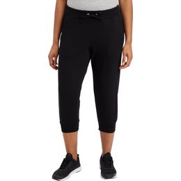 Energetics Damen Trainingshose "Da.-3/4 Hose Marlen II W", schwarz, Gr. S, meliert, unifarben, Sweatware, Obermaterial: 77% Baumwolle, 17% Polyester,