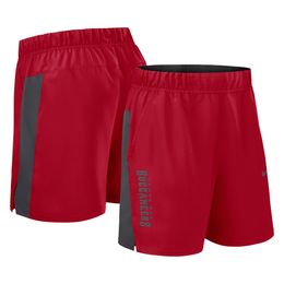 Nike Damen Sporthose "Nike Shorts Tampa Bay Buccaneers Nike Woven Victory", rot, Gr. XL, 100% Polyester, Hosen