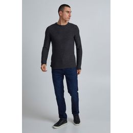 !Solid SOLID Herren Strickfleece-Pullover "Strickpullover SDJarah", grau, Gr. S, Obermaterial: 50% Baumwolle CO. 50% Polyacryl PAN., Pullover