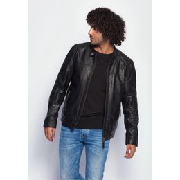Maze Herren Lederjacke "71Jack", schwarz, Gr. S, Obermaterial: 100% Lammleder; Futter: 100% Baumwolle; &Auml;rmelfutter: 100% Polyester, Jacken