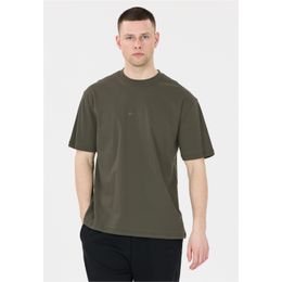 Funktionsshirt Virtus "Roake", Herren, Gr. L, khaki, 100% Baumwolle, unifarben, normal, Rundhals, Shirts Funktionsshirt, mit atmungsaktiver Eigenschaft