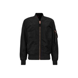 Herren Bomberjacke "MA-1 VF Light", schwarz, Gr. S, Alpha Industries, Obermaterial: 100% Nylon, Futter: 100% Nylon, Jacken