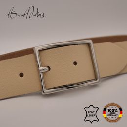 AnnaMatoni Damen Lederg&uuml;rtel "AnnaMatoni Lederg&uuml;rtel Lu Lederg&uuml;rtel Lu"vanille 120, Gr. 100, 100% Leder, G&uuml;rtel