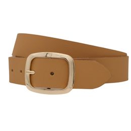 AnnaMatoni Damen Lederg&uuml;rtel "AnnaMatoni Lederg&uuml;rtel Zia Lederg&uuml;rtel Zia", beige, Gr. 90, 100% Leder, G&uuml;rtel
