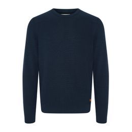 Blend Herren Strickfleece-Pullover "Strickpullover BHCodford", blau, Gr. S, Obermaterial: 100% Baumwolle CO., Pullover