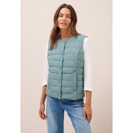 Cecil Damen Steppweste, gr&uuml;n, Gr. L, unifarben, Stoff, Obermaterial: 100% Polyester; Futter: 100% Polyester; F&uuml;llung: 100% Polyester, Westen, mit