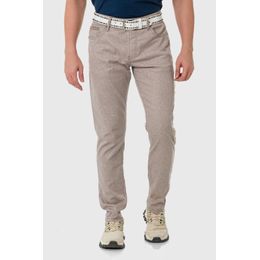 Cipo & Baxx CIPO & BAXX Herren Stoffhose "Hose", beige, Gr. 31, unifarben, 41% Baumwolle, 37% Polyester, 20% Viskose, 2% Elasthan, Hosen, im unifarbenen Look