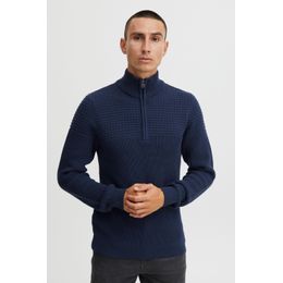 11 Project Herren Strickfleece-Pullover "Strickpullover PRAdam", blau, Gr. XXXL, Obermaterial: 100% Baumwolle CO., Pullover