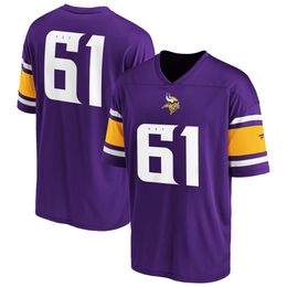 Fanatics Herren Footballtrikot "Fanatics Trikot Minnesota Vikings Foundation Supporters", lila, Gr. M, 100% Polyester, Trikots