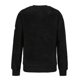 Icepeak Herren Fleecepullover, schwarz, Gr. XXL, unifarben, Pl&uuml;sch, Obermaterial: 100% Polyester, Sweatshirts