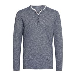 !Solid SOLID Herren Longsleeve "Longsleeve SDBelagos", blau, Gr. L, Obermaterial: 100% Baumwolle CO., Shirts