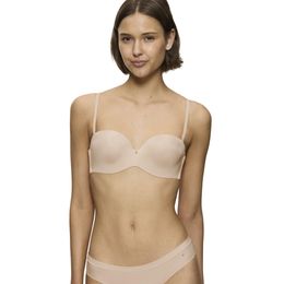 Triumph Damen Balconette-BH "Body Make-Up Essentials", Gr. 75, beige, Microtouch, Obermaterial: 48% Polyamid, 32% Polyester, 11% Elasthan, 9%