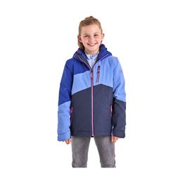 Skijacke Killtec "KSW 166 GRLS SKI JCKT", M&auml;dchen, Gr. 164, blau (royalblau), Obermaterial: 100% Polyester;Futter: 100% Polyester;F&uuml;llung: 100% Polyester, Jacken Skijacke, Atmungsaktive, wasser- und winddichte Skijacke mit abnehmbarer Kapuze