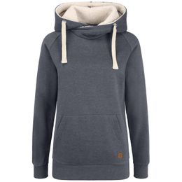 oxmo Damen Kapuzenpullover "Hoodie OXJulia", blau, Casual, Gr. S, Obermaterial: 60% Baumwolle CO. 40% Polyester PES., Sweatshirts