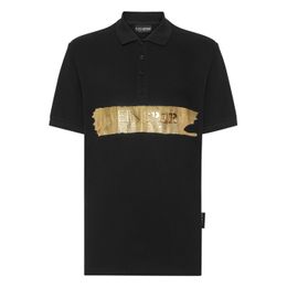 Plein Sport Herren Poloshirt "Poloshirt", schwarz, Gr. S, Obermaterial: 100% Baumwolle, Shirts