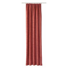 Vorhang WIRTH, B:172cm H:245cm, rosa, Chenille, Polyacryl, Wohnzimmer, Gardinen, "Warnow", 270 g/m2