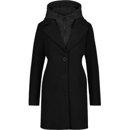 alife and kickin ALIFE & KICKIN Damen Winterjacke "Damen AjaAK A", schwarz, Gr. L, 100% Polyester, Jacken, Damenwinterjacke mit herausnehmbarem Inneneinsatz und Kapuze