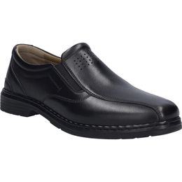 Josef Seibel Herren Slipper "Alastair 19, schwarz", Gr. 43, schwarz, Obermaterial: 100% Rindsleder Leather cow., Schuhe