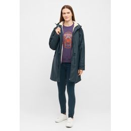 Derbe Damen Regenmantel "Tidaholm", blau, Gr. 40, Obermaterial: 100% Polyester. Futter: 100% Polyester, M&auml;ntel, Wasserabweisend, winddicht,