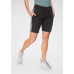 H.I.S. H.I.S Damen Shorts, schwarz, Gr. 38, unifarben, Obermaterial: 60% Baumwolle, 40% Polyester, Hosen, Rei&szlig;verschlusstaschen an den Seiten f&uuml;r sichere
