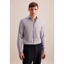 Seidensticker Herren Businesshemd "Slim", braun, Gr. 39, Strukturmuster, 100% Baumwolle, Hemden, Slim 1/1 Kentkragen Struktur