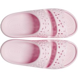 Crocs Damen Badepantolette "Classic Floral Cut Out Sandal", Gr. 42, rosa, Croslite , gebl&uuml;mt, Schuhe, Sandale, Sommerschuh, Pool Slides mit genoppter