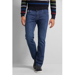 Bugatti Herren 5-Pocket-Jeans "Basic Essential", blau, Gr. 32, 97% Baumwolle, 3% Elasthan, Jeans, Authentic Denim