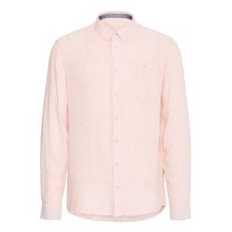 Blend Herren Langarmhemd "Langarmhemd BHBobby Shirt stripe", pink, Gr. XL, Obermaterial: 55% Leinen LI. 45% Viskose CV., Hemden