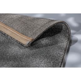 Sch&ouml;ner Wohnen Kollektion Teppich, B:67cm H:21mm L:130cm, silber, SCH&Ouml;NER WOHNEN-KOLLEKTION, Kunstfaser, Wohnzimmer, Teppiche, "Pure 190", Wohnzimmer, Schlafzimmer, uni,