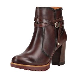 Pikolinos Damen High-Heel-Stiefelette "Pikolinos Stiefelette Leder", Gr. 40, braun, Leder, Schuhe