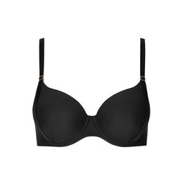 LISCA Damen Schalen-BH "Schalen BH mit B&uuml;gel Laura", Gr. 80, schwarz, Stoff, Obermaterial: 77% Polyamid PA. 23% Elasthan EL., BHs