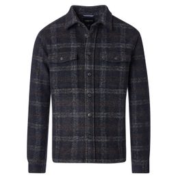 Venti Herren Hemdjacke "Venti Hemdjacke uni", blau, Gr. 58, 70% Polyester, 30% Wolle, Jacken