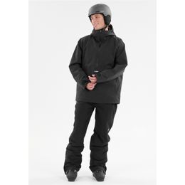 SLOPE Herren Skijacke "Ruki"schwarz, Gr. S, unifarben, 100% Polyester, Jacken, Im wetterfesten Anorak-Design