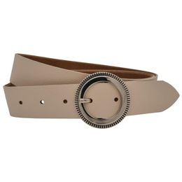 AnnaMatoni Damen Lederg&uuml;rtel "AnnaMatoni Lederg&uuml;rtel Glim2 Lederg&uuml;rtel Glim2", beige, Gr. 130, 100% Leder, G&uuml;rtel