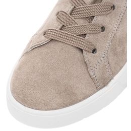 Ara Damen Sneaker "ROM", Gr. 7,5, beige, Veloursleder, kontrastfarbene Details, Schuhe, Schn&uuml;rschuh, Retro Sneaker, Komfortschuh in Bequemweite G (=