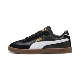 Puma Damen Sneaker "CLUB II ERA JR", Gr. 38, schwarz-wei&szlig;, Leder, unifarben, Schuhe