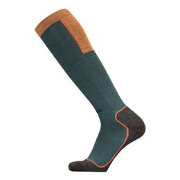 UphillSport Damen Socken "OUNA", Gr. 35, gr&uuml;n, 60% Wolle, 20% Polyamid, 18% Polypropylen, 2% Elasthan, mehrfarbig, Socken, mit mehrlagiger Struktur